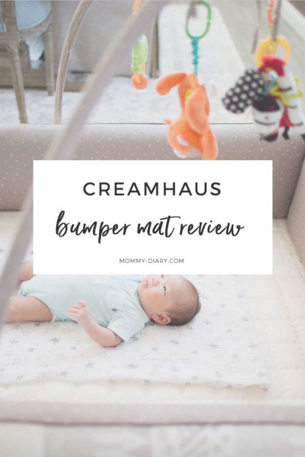 My Favorite Baby Essential: CreamHaus Bumper Mat Review | Mommy Diary