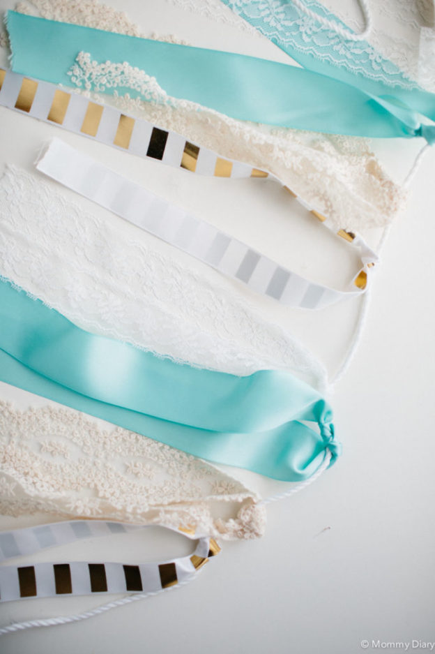 How To Make Simple Ribbon Garland For Any Event | Mommy Diary