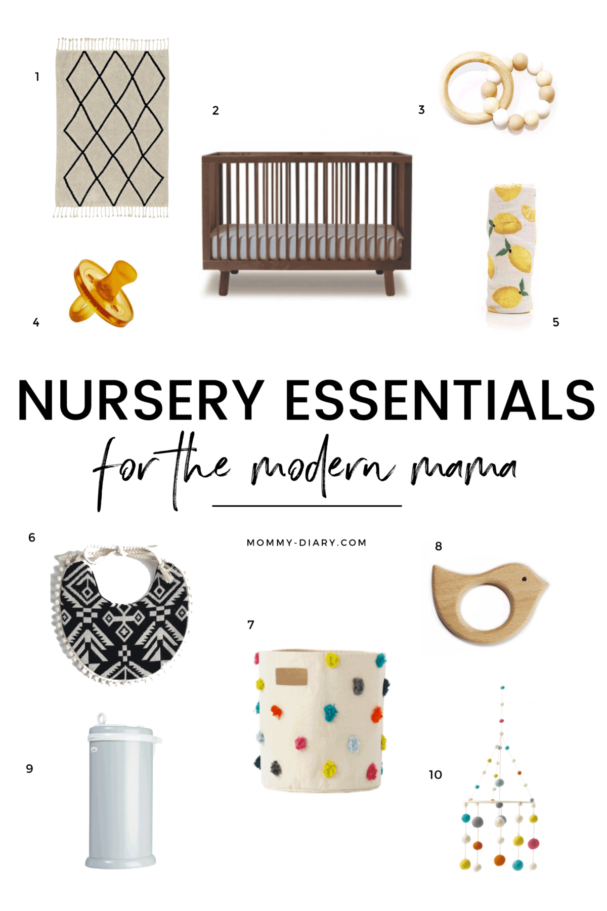 Nursery Essentials For The Modern Mama | Mommy Diary