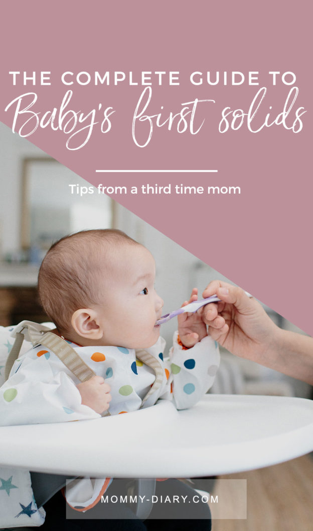 The Complete Guide To Baby's First Solids | Mommy Diary