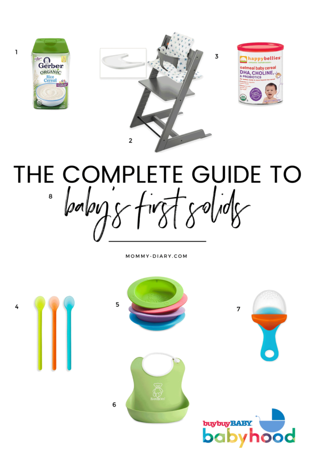 The Complete Guide To Baby's First Solids | Mommy Diary