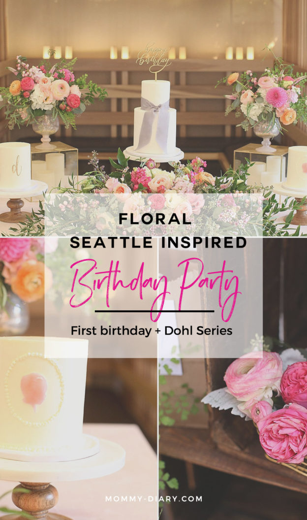 Devyn's Seattle Inspired Floral First Birthday Party | Mommy Diary