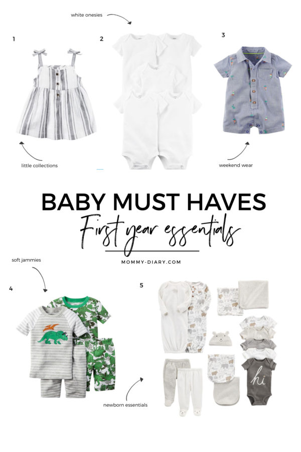 Baby Must Haves: First Year Essentials | Mommy Diary