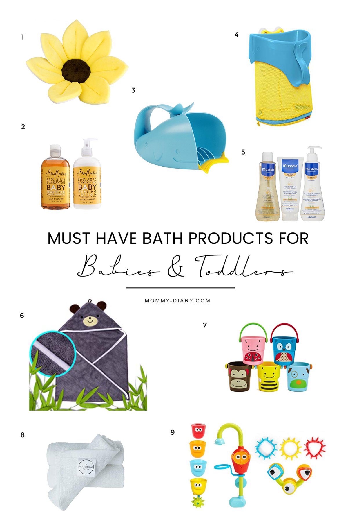 Must Have Bath Products For Babies And Toddlers | Mommy Diary