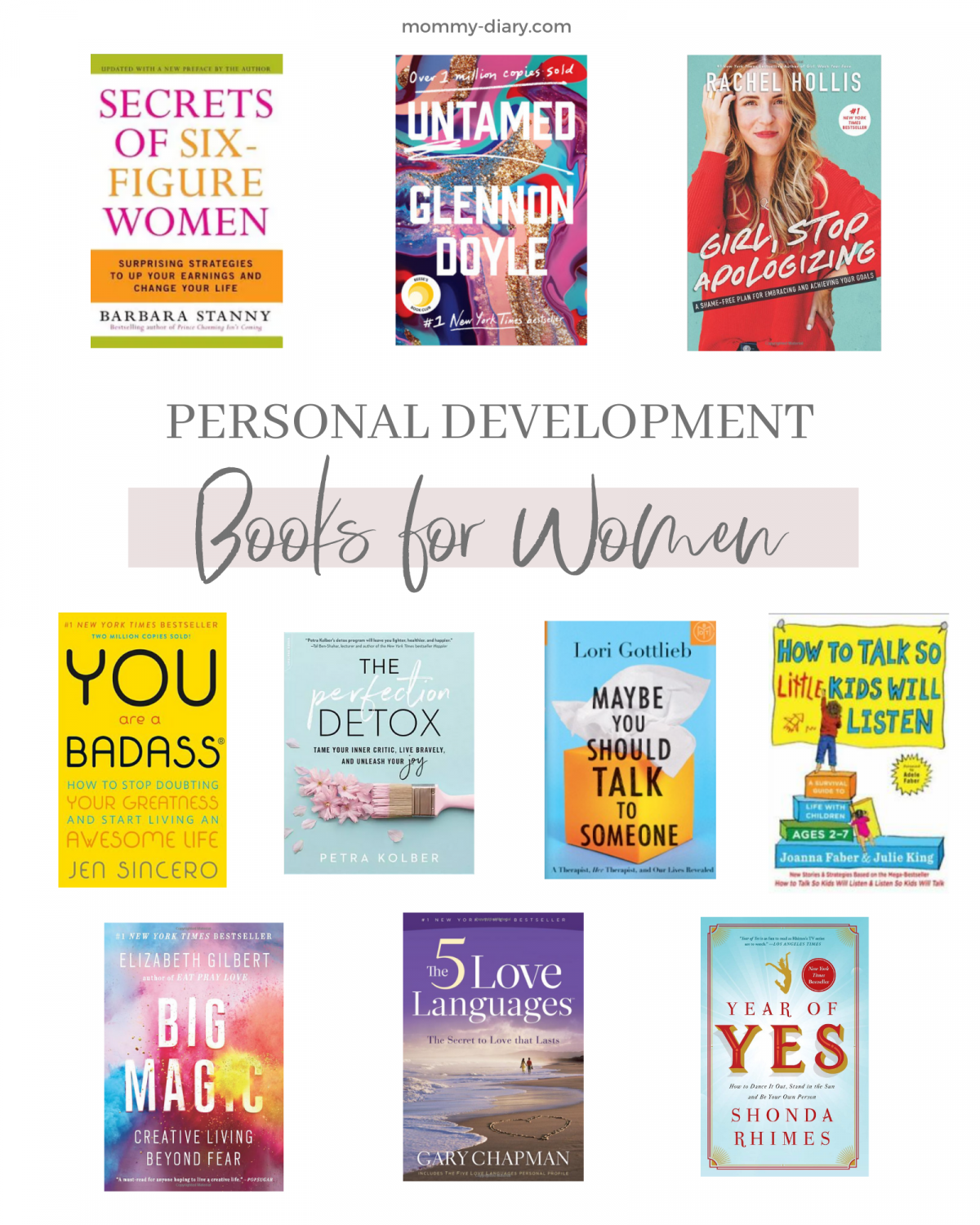 13 Personal Development Books For Women | Mommy Diary