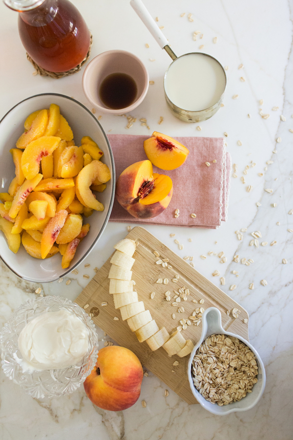 Easy Peach Breakfast Shake | Mommy Diary ® - Lifestyle Blog