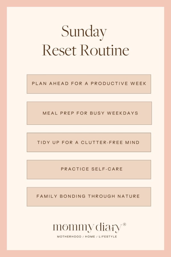Sunday Reset Routine | Mommy Diary