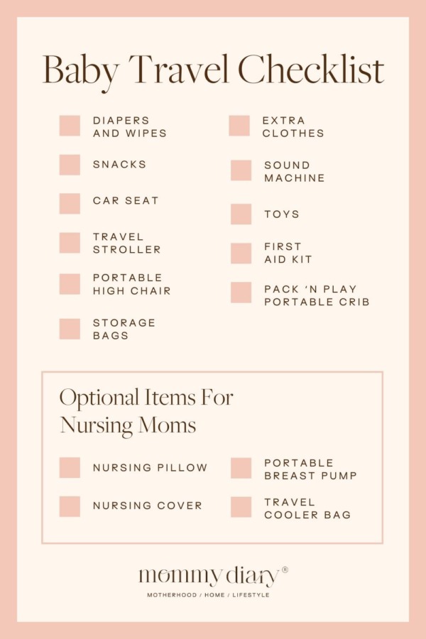 15 Baby Travel Essentials For An Easier Trip | Mommy Diary