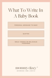What To Write In A Baby Book: Creating Forever Memories | Mommy Diary