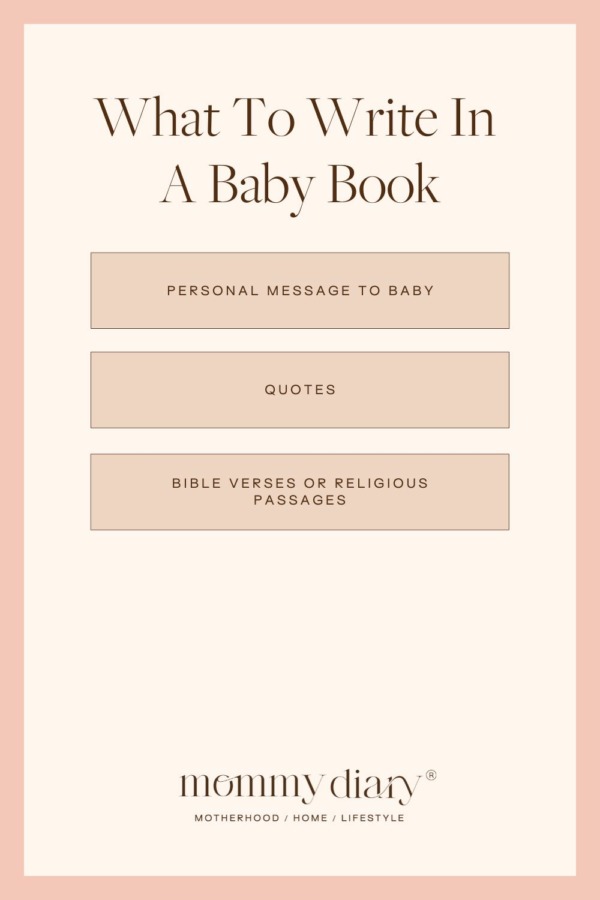 What To Write In A Baby Book: Creating Forever Memories | Mommy Diary