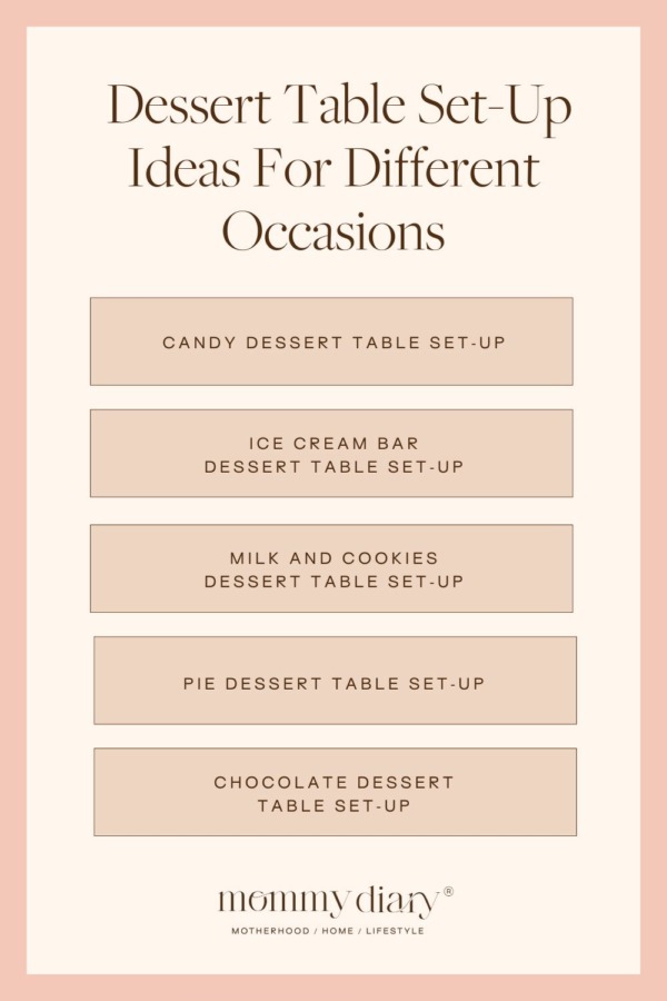 Sweet! 10 Dessert Table Set-Up Ideas For Different Occasions | Mommy ...